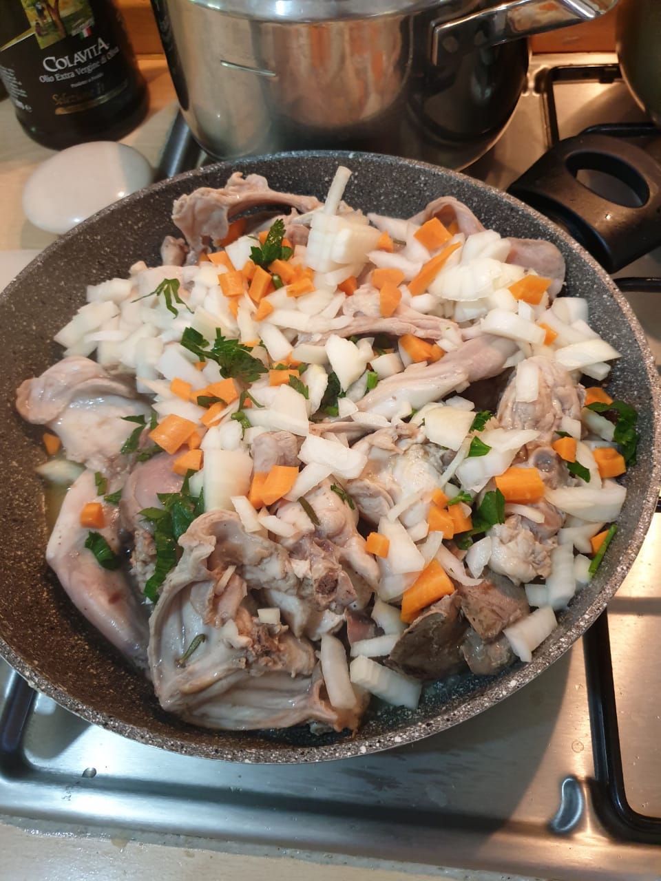 Albanian Traditional Rabbit Stew Recipe | Family Cooking Recipes